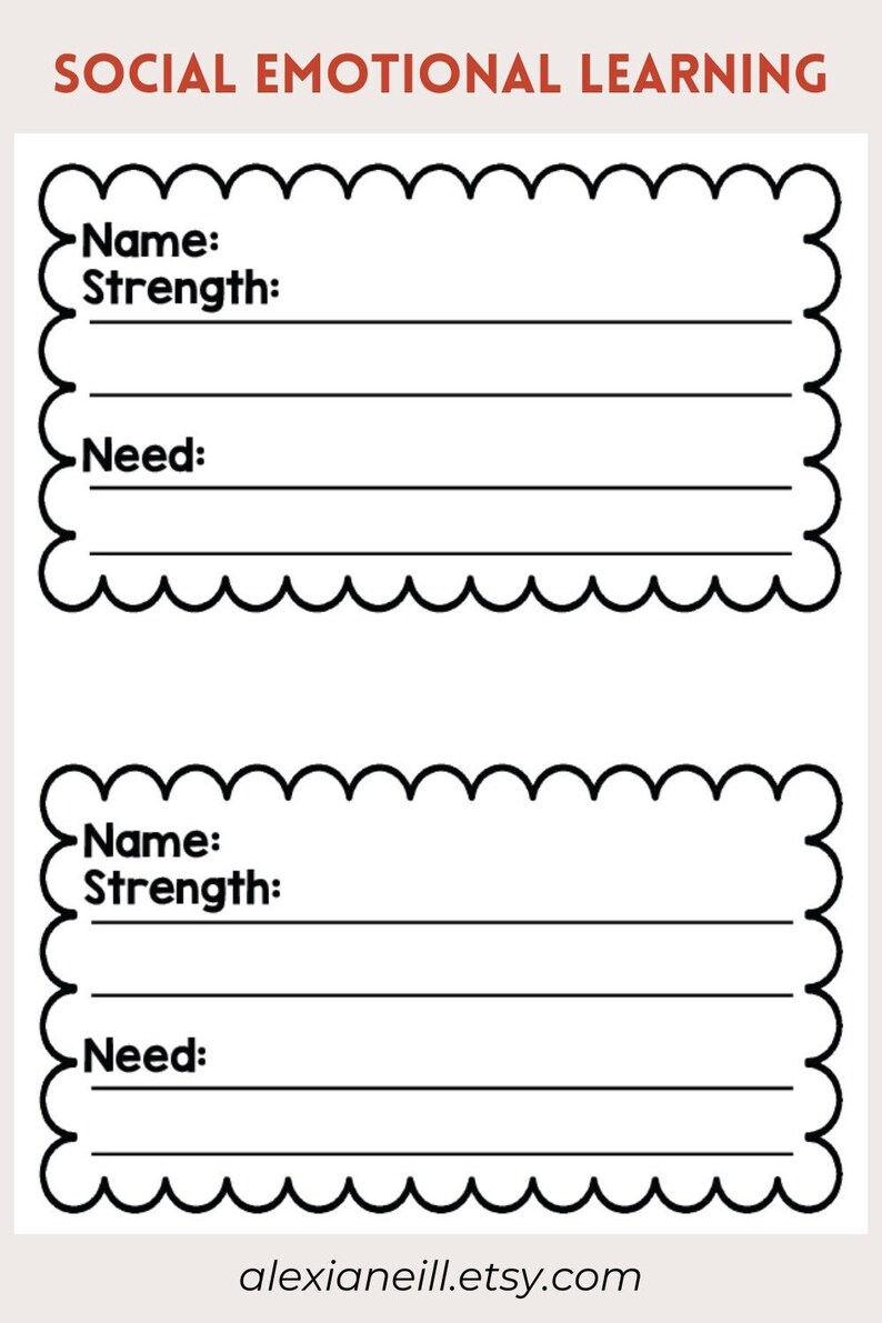 Social Emotional Learning Classroom Community Student Check In Student ...