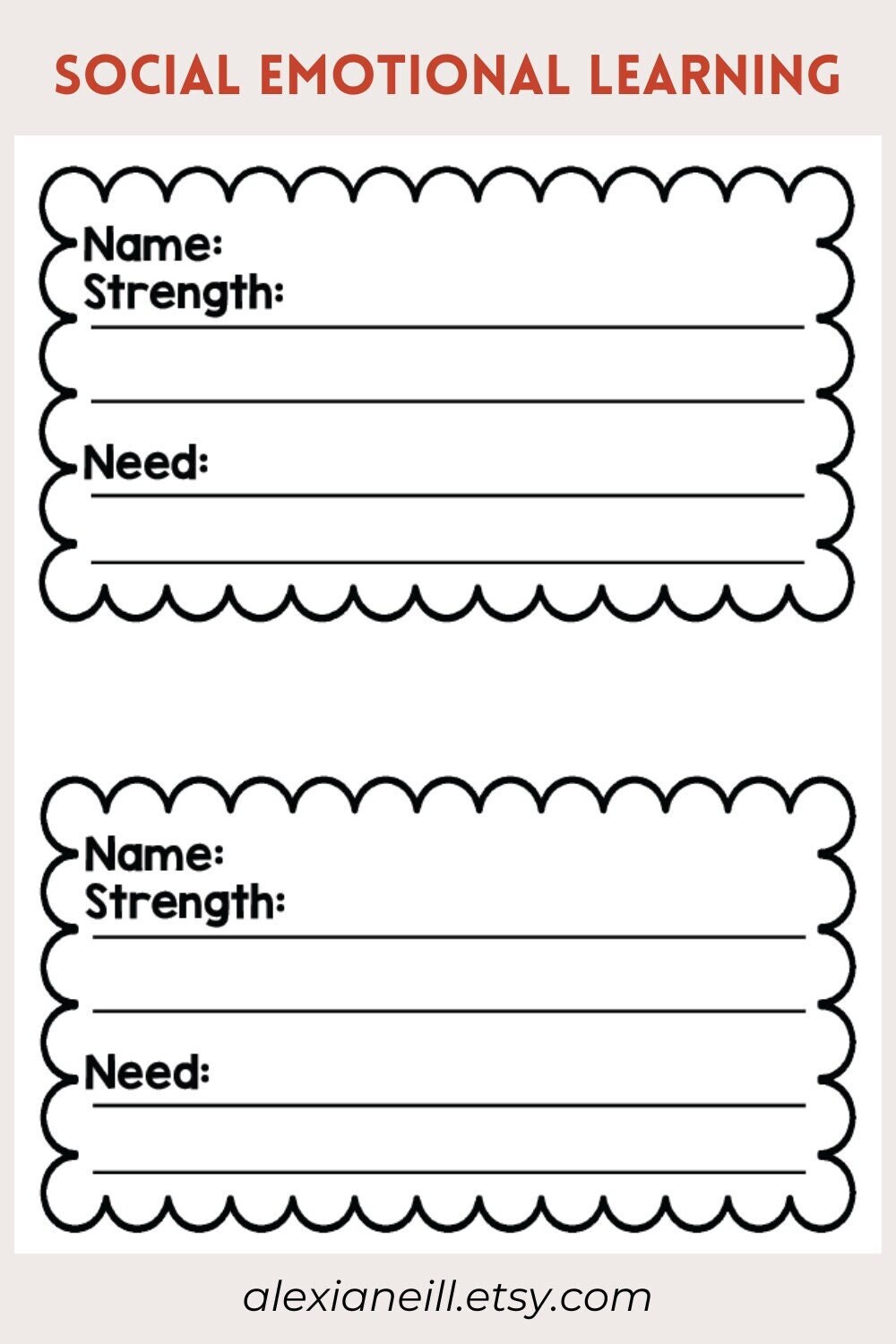 Social Emotional Learning Classroom Community Student Check In Student ...