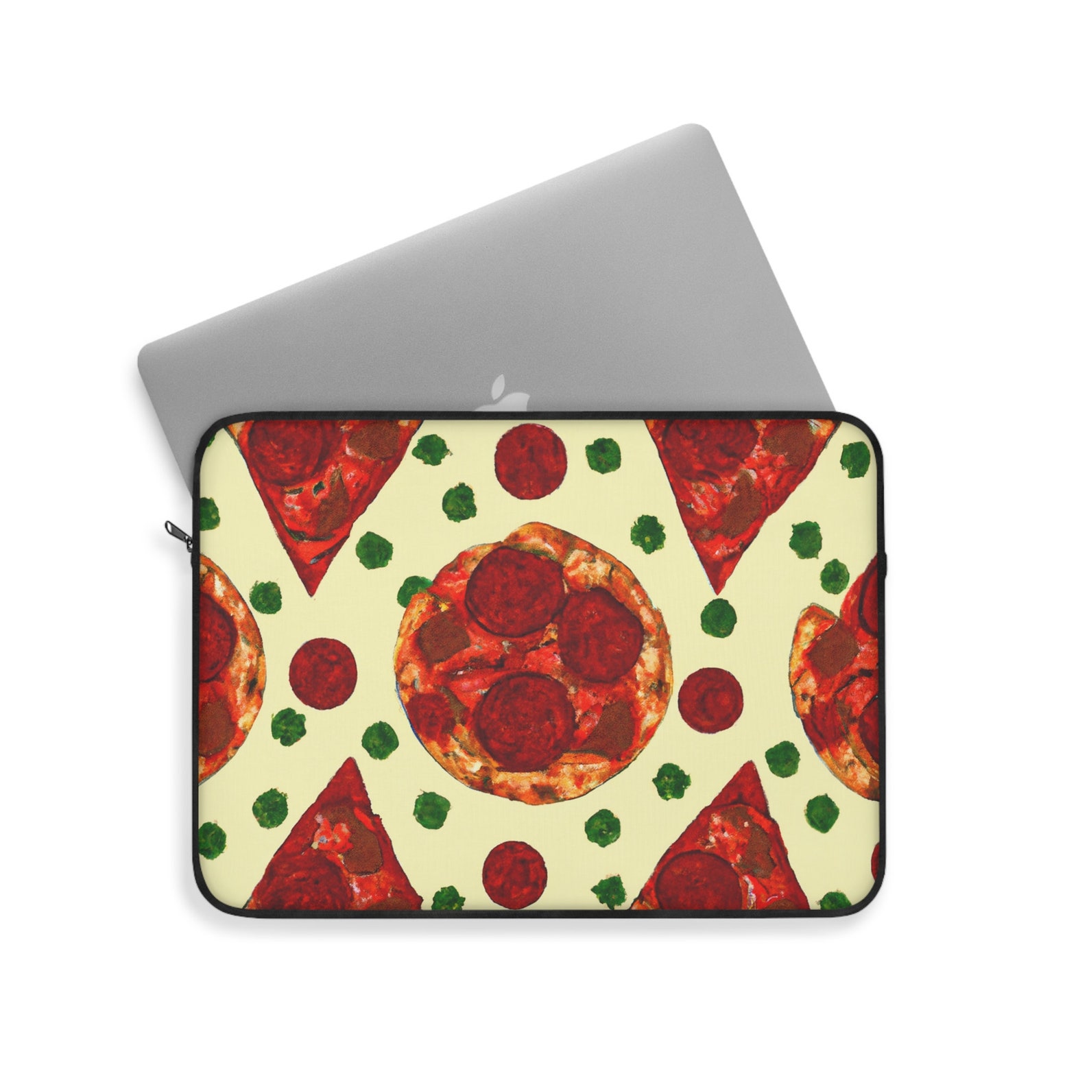 Pepperoni Pizza Soft Laptop Sleeve Pizza Sleeve Gift Pizza - Etsy