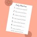 Printable Kids Preschool Daily Mantras Tracing Worksheet Alphabet ...