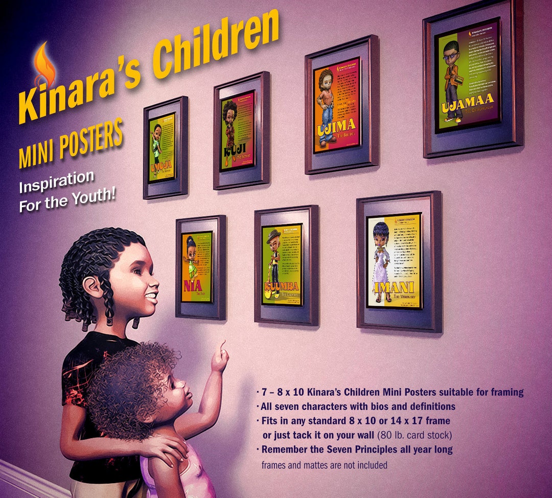 Mini Posters / Kinara’s Children Seven-principles / Card Stock - Etsy