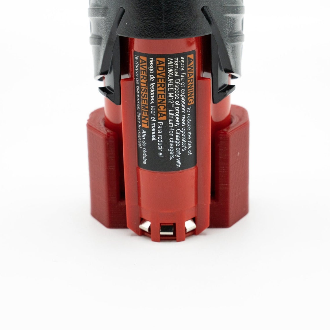10 PACK Milwaukee M12 Battery Holder / Wall Mount - Etsy