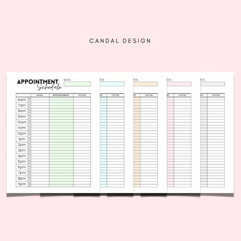 Appointment Schedule for Small Businesses Appointment - Etsy