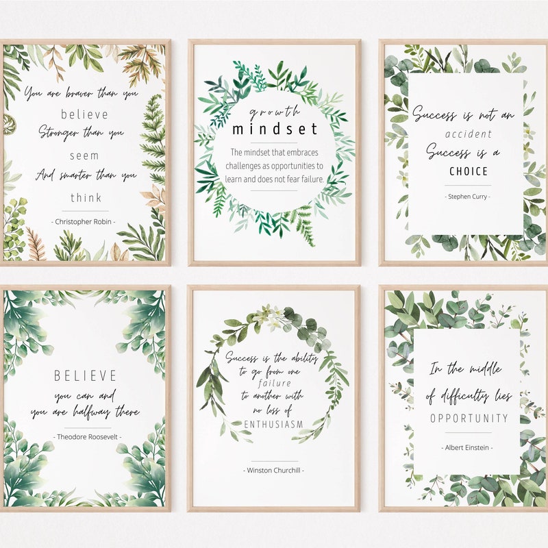 Positive Classroom Posters - Etsy