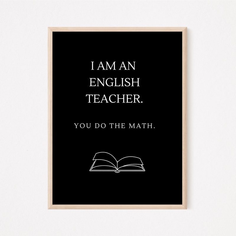 Teacher Poster - Etsy