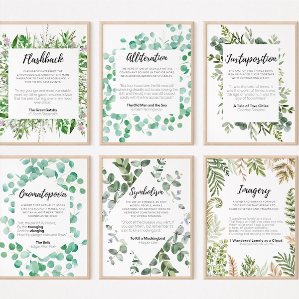 Literary Decor - Etsy