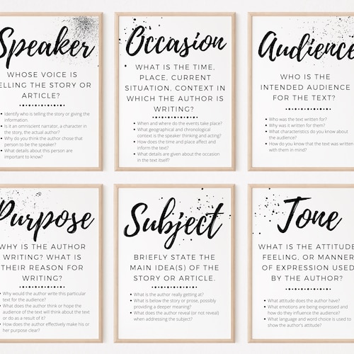 Sentence Starters Poster English Classroom Decor High School - Etsy