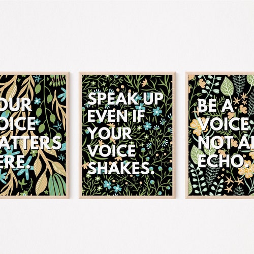 Nature GROWTH MINDSET POSTER Digital Download Set of 6 - Etsy