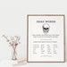 English Classroom DEAD WORDS Poster Skull Decoration - Etsy