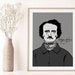 Edgar Allan Poe Poster Digital Download Classic Literature Gothic ...