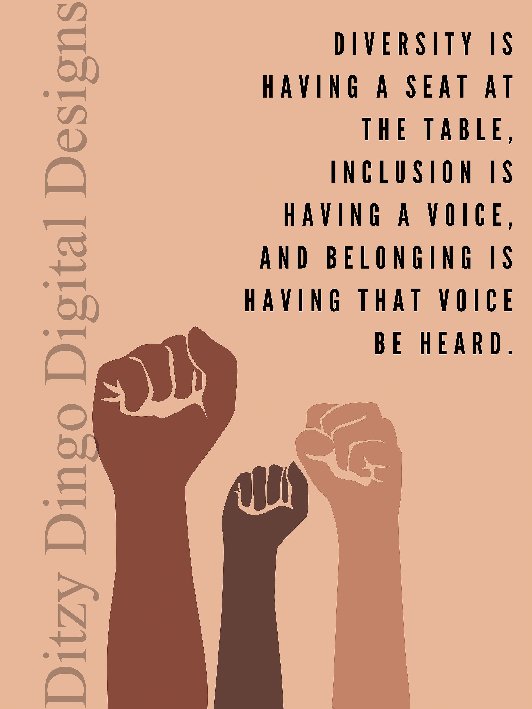 Diversity Inclusion Poster Set: Classroom Wall Art (digital Download ...