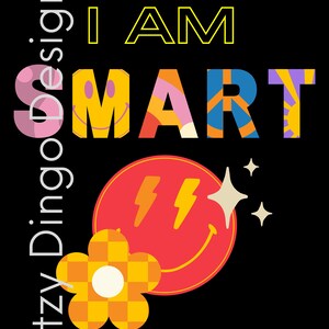 Groovy Positive Affirmation Digital Download (set of 6) | Wall Art ...