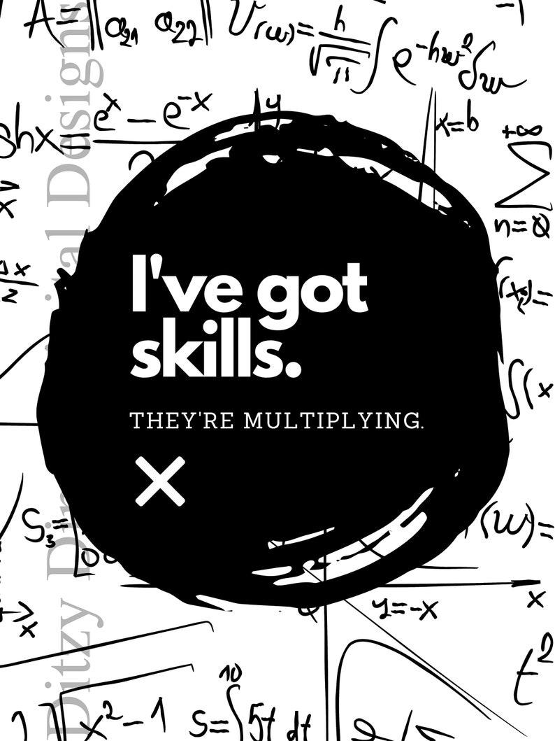 Funny MATH CLASSROOM Poster Digital Download set of 4 | Etsy