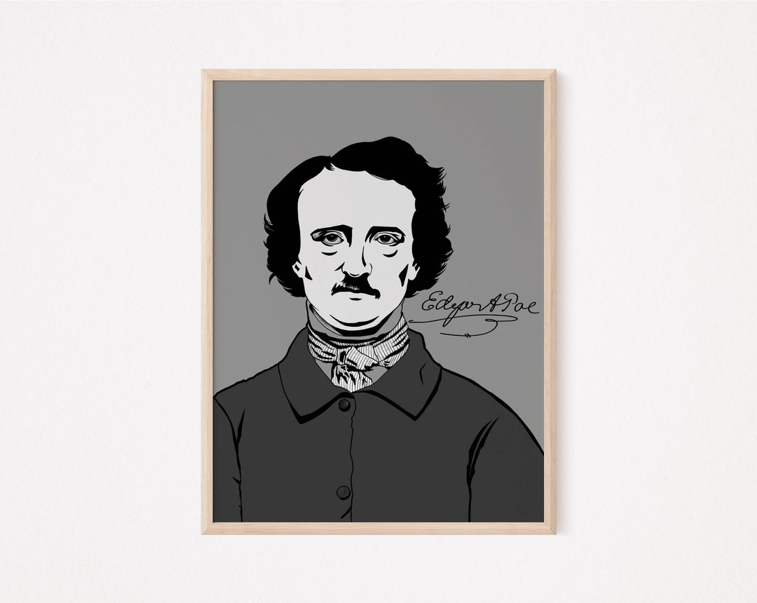 Edgar Allan Poe Poster | Digital Download | Classic Literature | Gothic ...