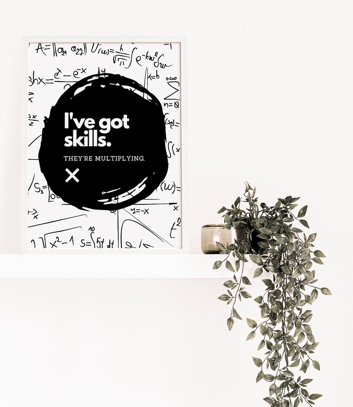 Funny MATH CLASSROOM Poster Digital Download set of 4 - Etsy