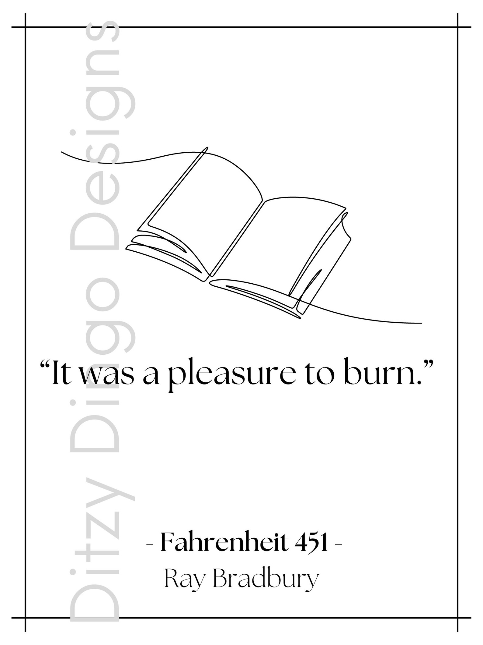 Classic Literature Art Quote Prints (set of 8) - Minimalist Classroom ...