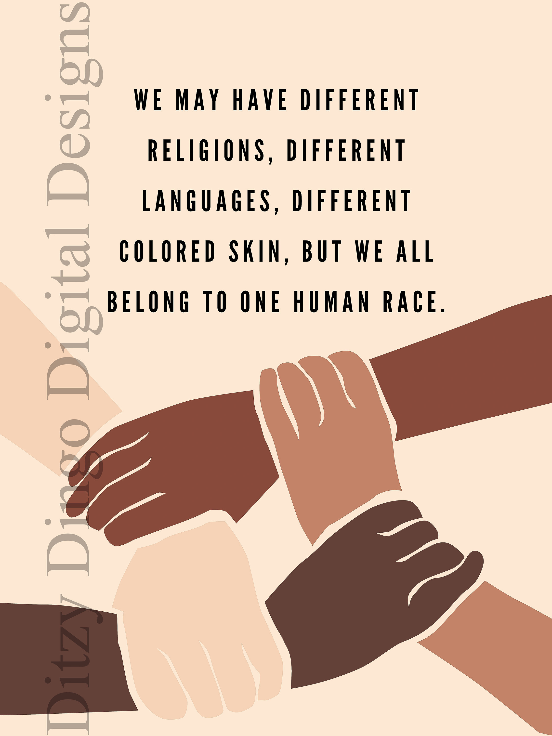 Diversity Inclusion Poster Set of 4 Diversity Poster - Etsy