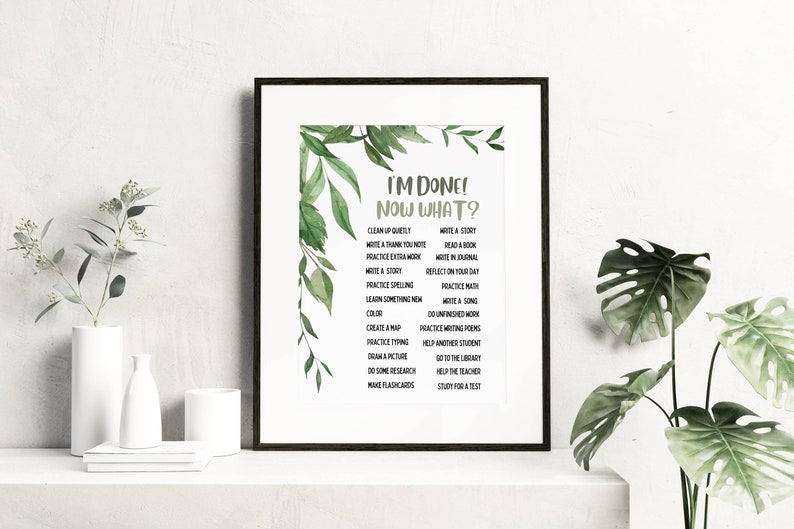 I'm Done Now What Posters Digital Download Growth - Etsy