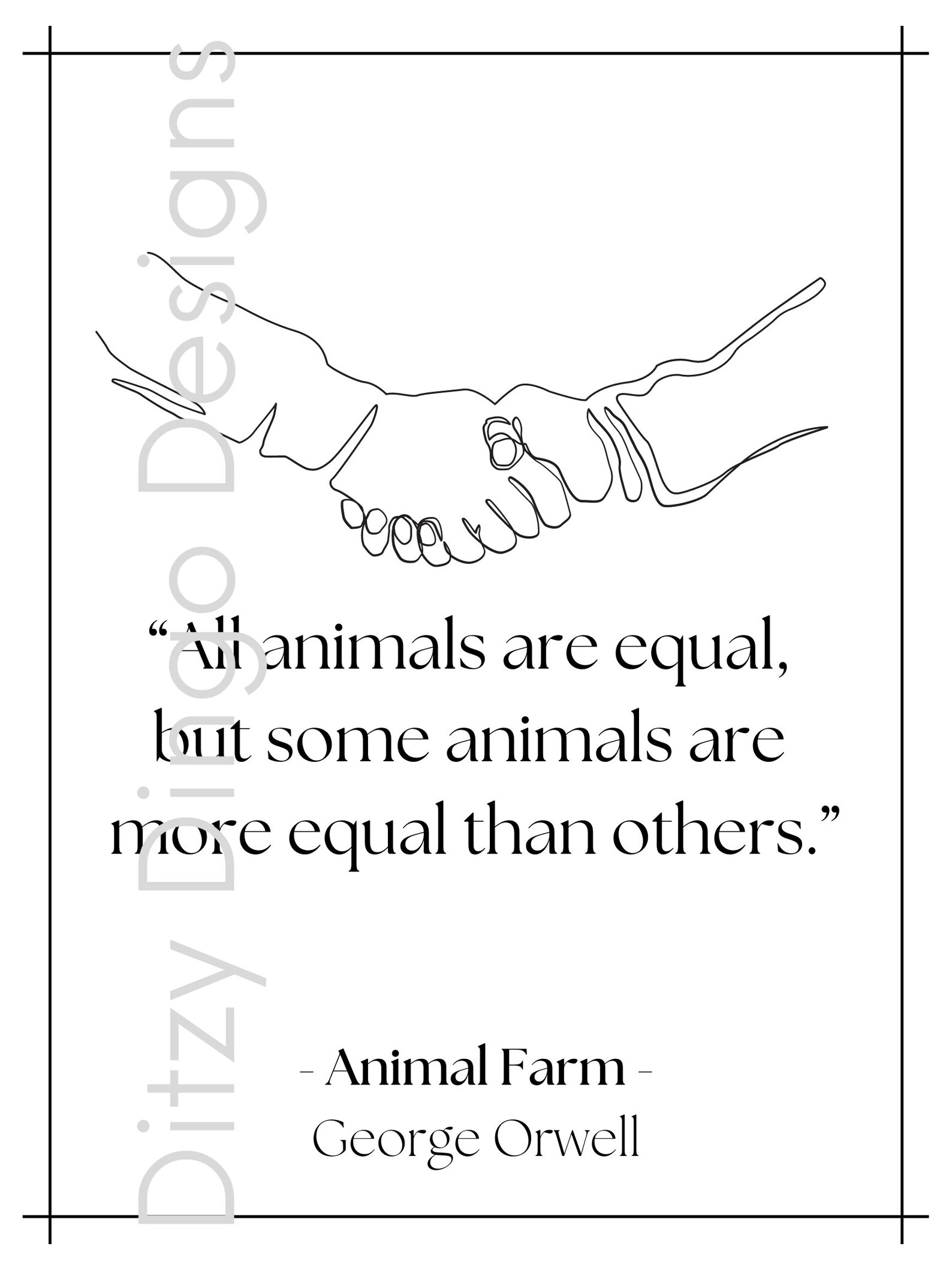 Classic Literature Art Quote Prints (set of 8) - Minimalist Classroom ...
