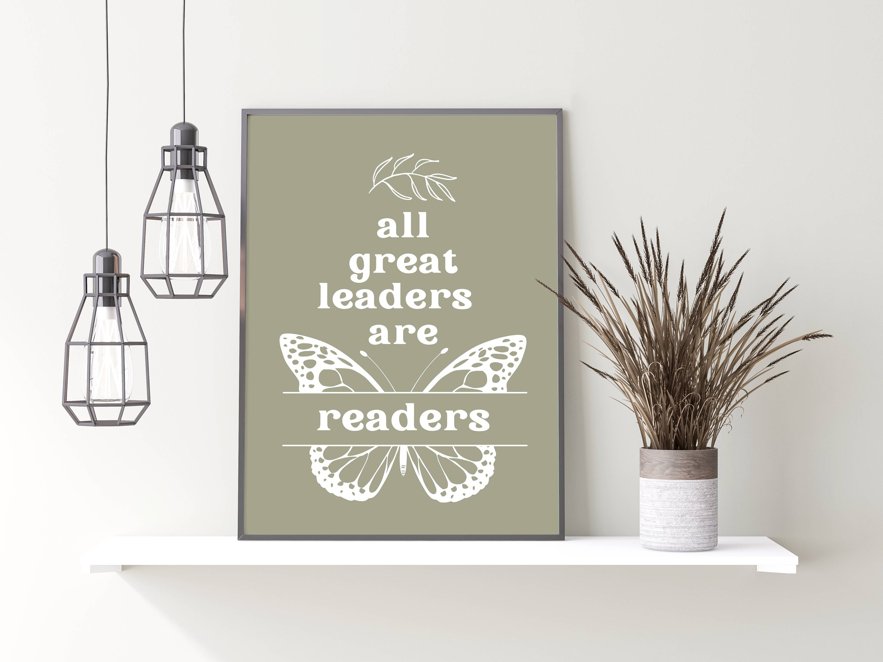 Leaders Are Readers Digital Download Classroom Decoration - Etsy