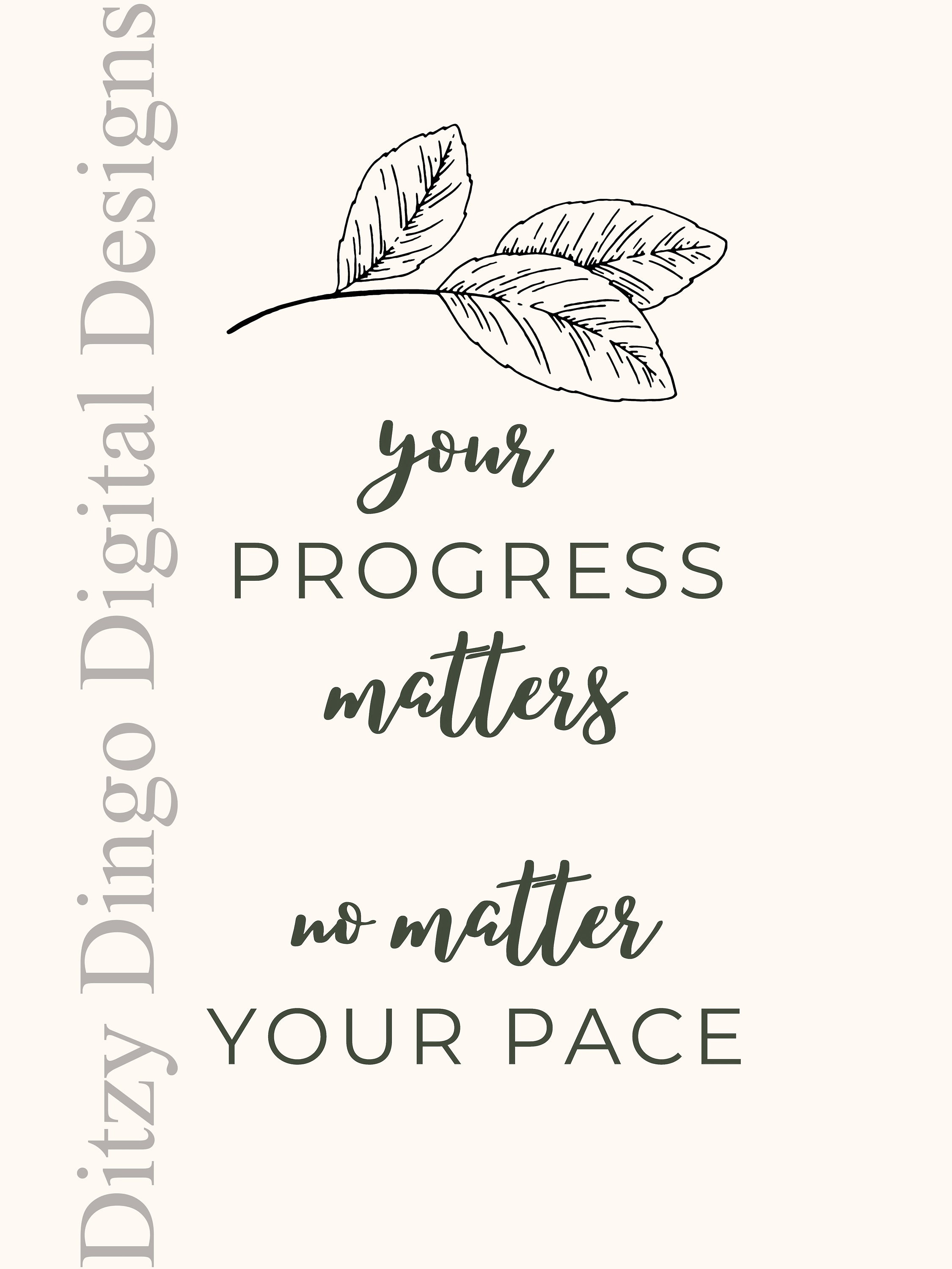 PROGRESS Growth Mindset set of 4 Digital Download - Etsy