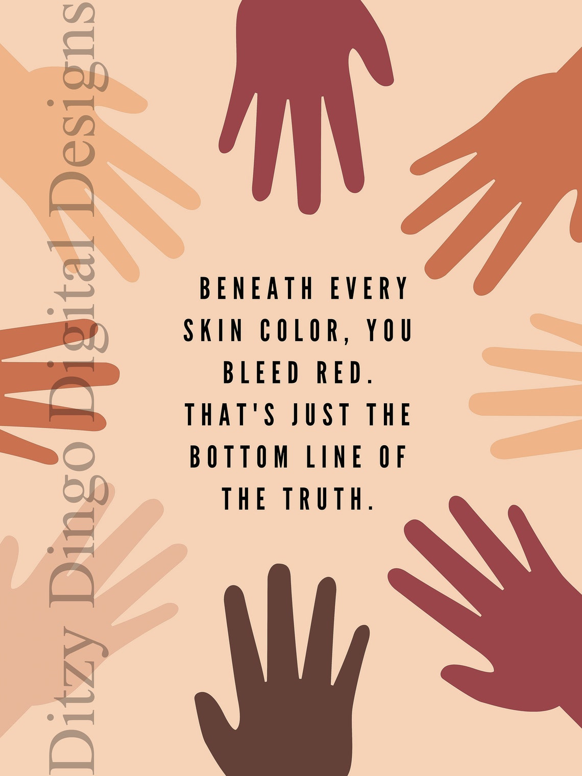 Diversity Inclusion Poster Set of 4 Diversity Poster - Etsy