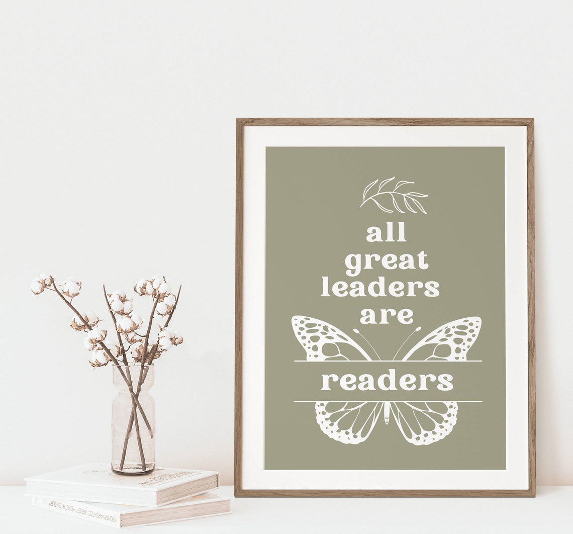 Leaders Are Readers Digital Download Classroom Decoration - Etsy