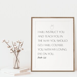 Christian Teacher Bible Verse | Digital Download | Bible Verse ...