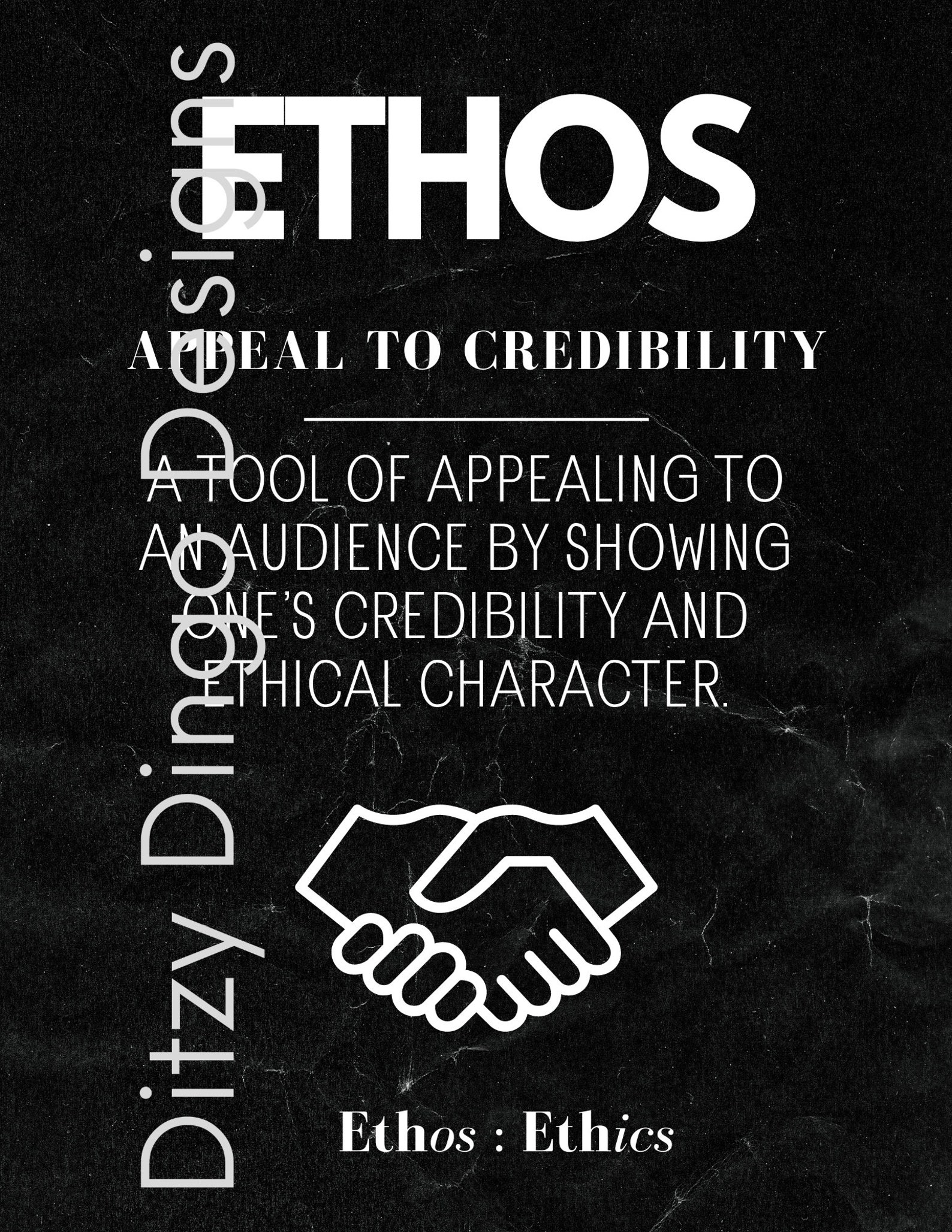 Ethos Pathos Logos Digital Download set of 4 Rhetorical - Etsy