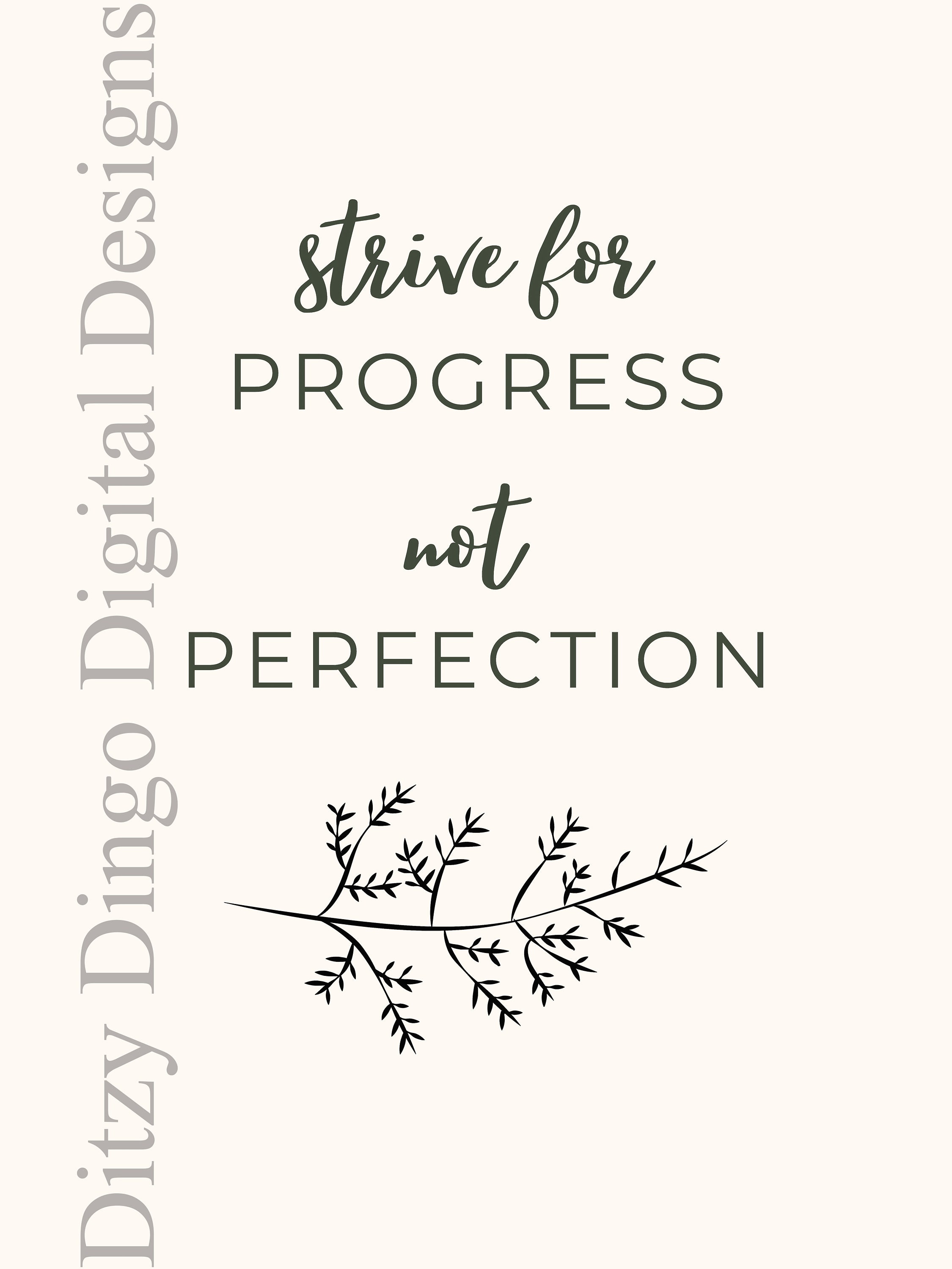 PROGRESS Growth Mindset set of 4 Digital Download - Etsy