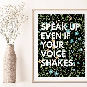 Floral Growth Mindset Posters: Classroom Decor (set of 3) (digital ...