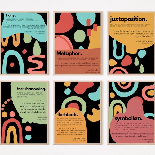 Literary Quote Posters - Etsy