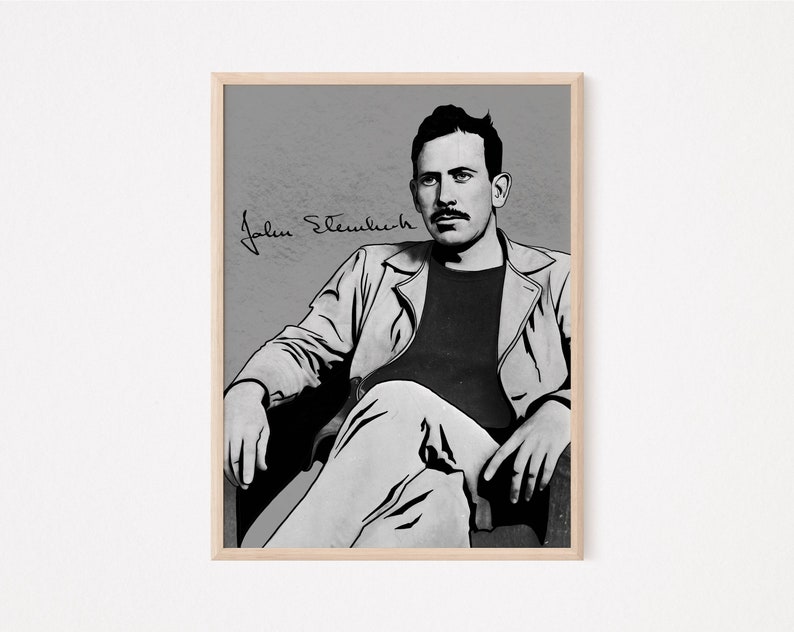 John Steinbeck Poster Digital Download Classroom Decor - Etsy