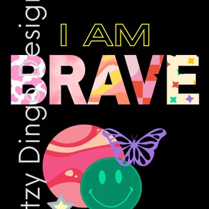 Groovy Positive Affirmation Digital Download (set of 6) | Wall Art ...