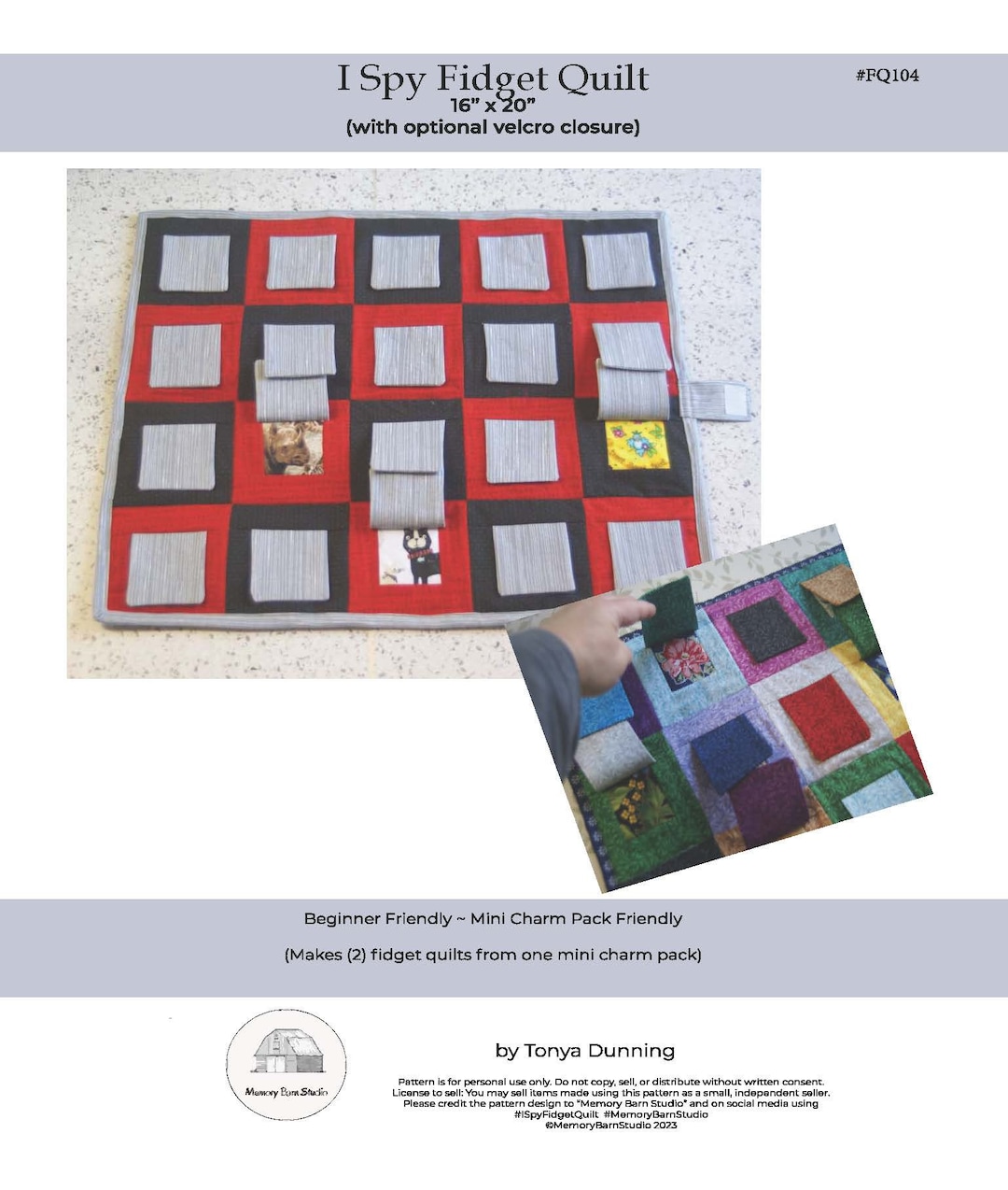 I Spy Fidget Quilt Pattern, PDF Download Only - Etsy