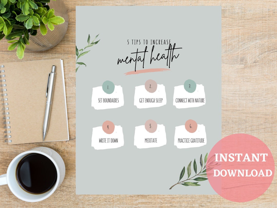 Therapy Office Sign Mental Health Poster Therapy Decor Social Worker ...