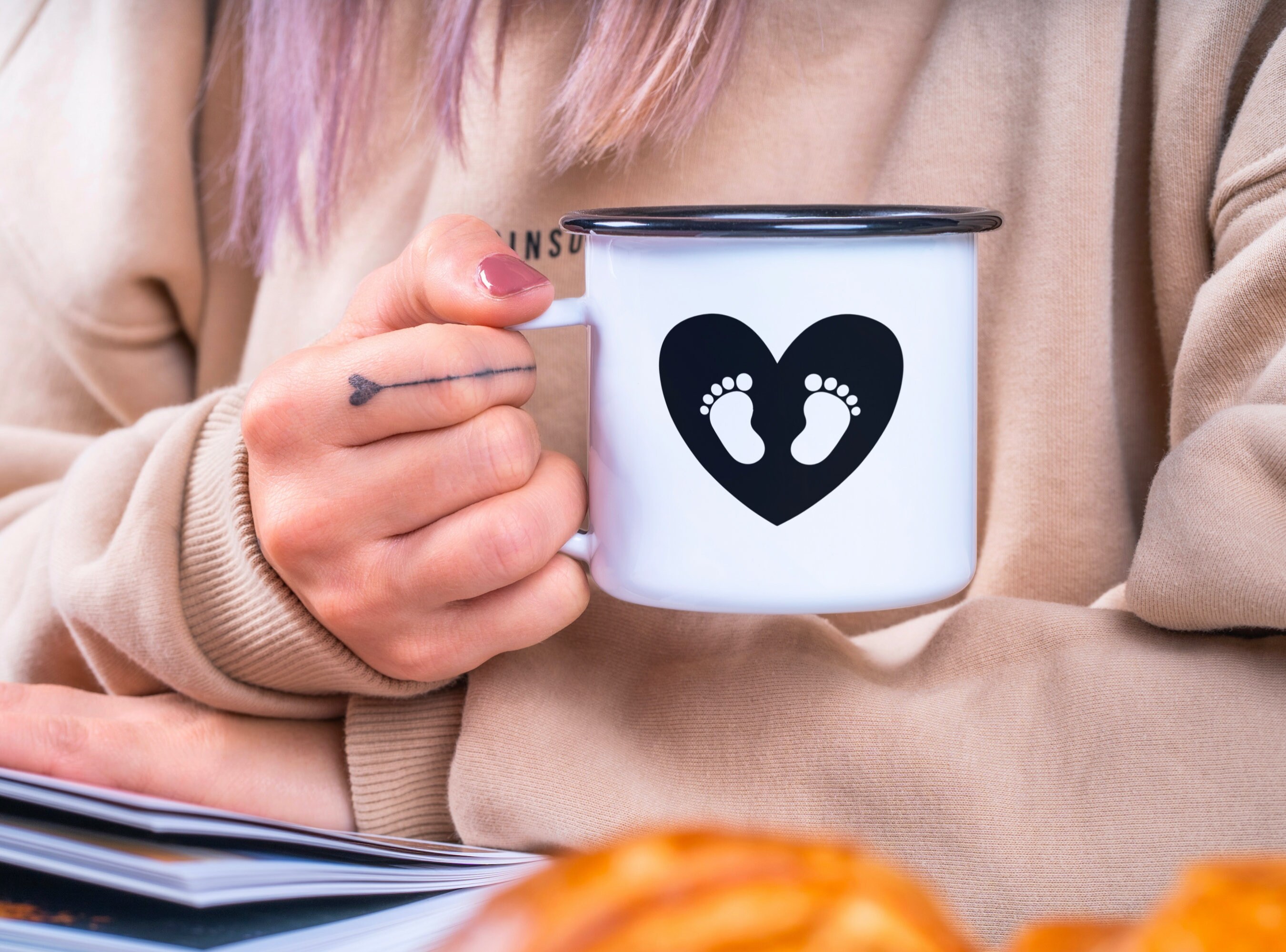 Baby Footprint, Digital Download, SVG, PNG, EPS, Dxf, Jpg, Car Sticker ...