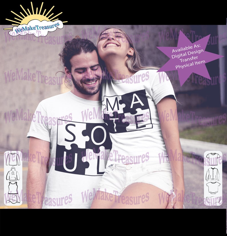 Soul Mate Couple SVG/PNG Digital Download - Etsy