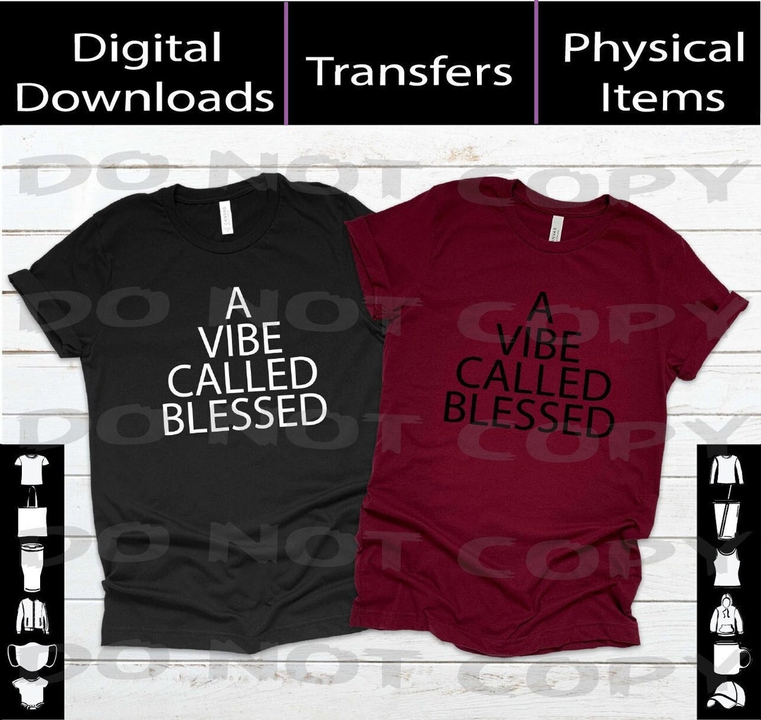 A Vibe Called Blessed - SVG | PNG | Mockup - Digital Download - Etsy