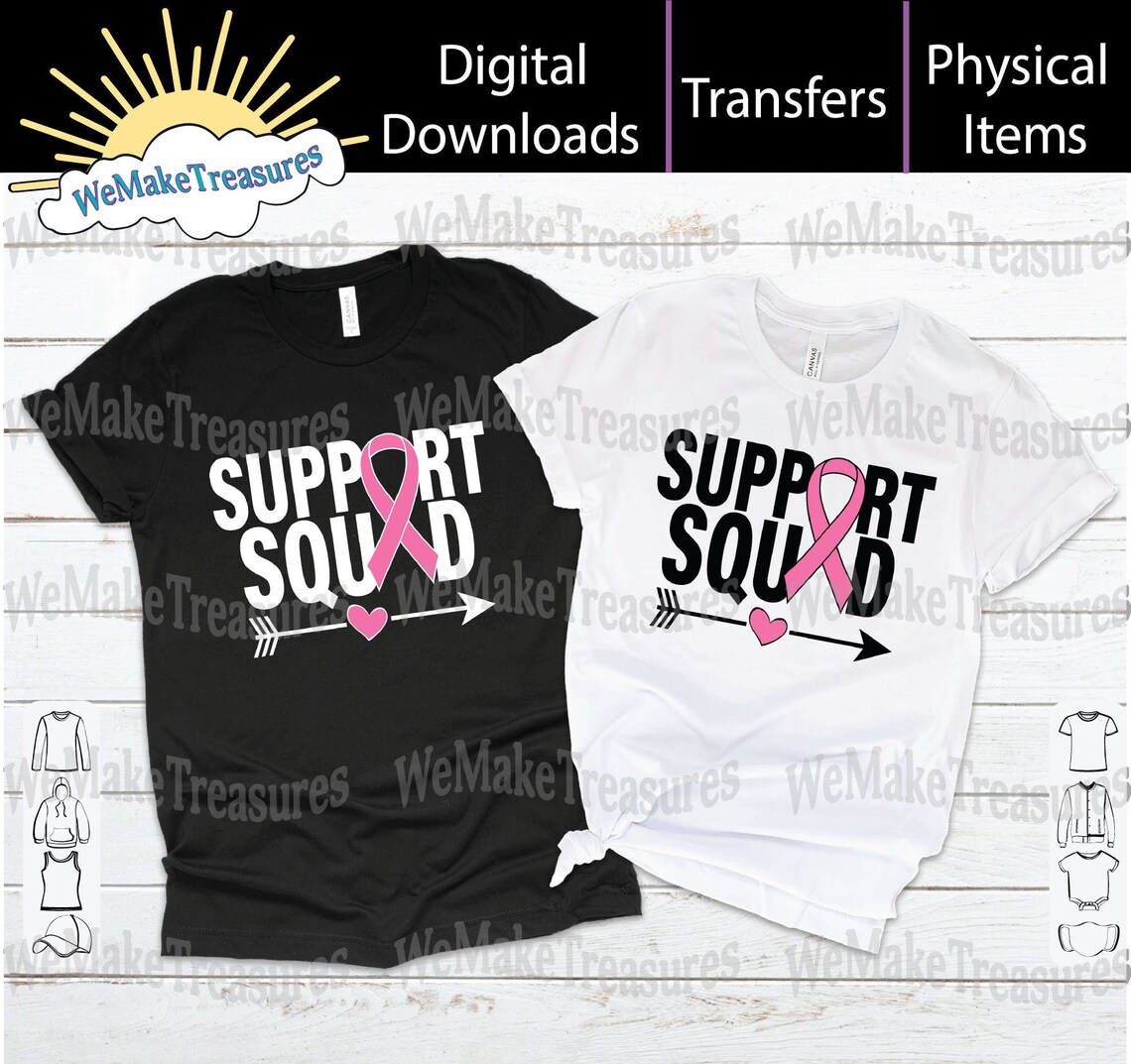 Support Squad SVG + PNG + Mockup Digital Download - Etsy