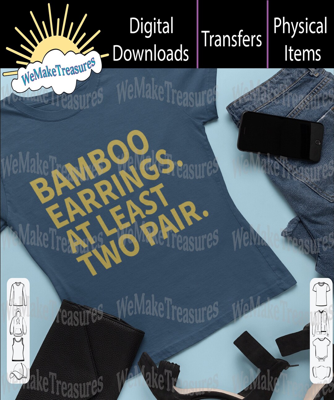 Bamboo Earrings - Svg/png/mockup Digital Download - Etsy