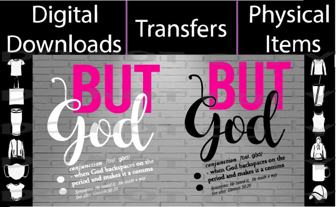 But God - SVG | PNG | Mockup - Digital Download - Etsy