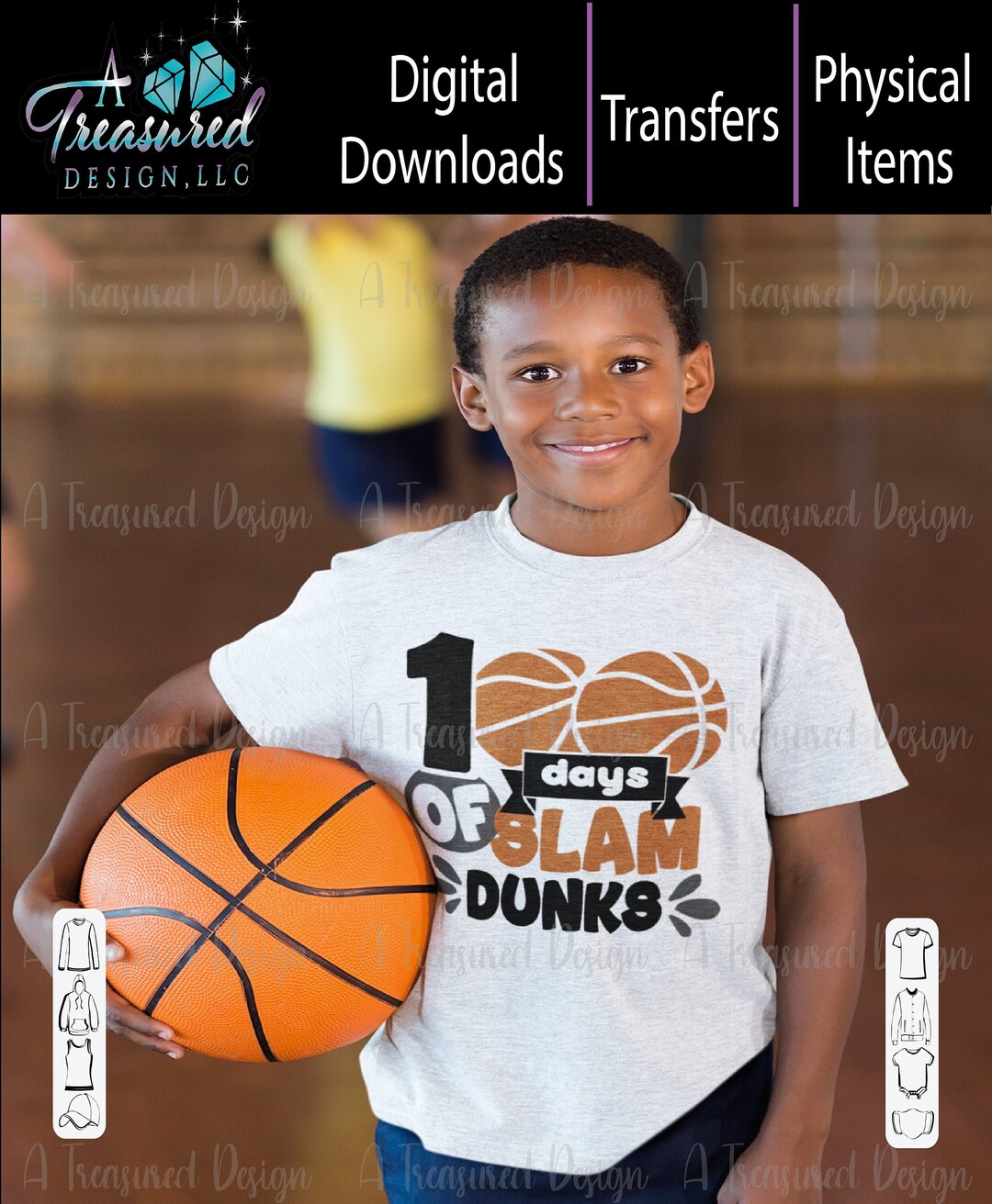 100 Days of Slam Dunks Regular sticker & Heat Transfers - Etsy