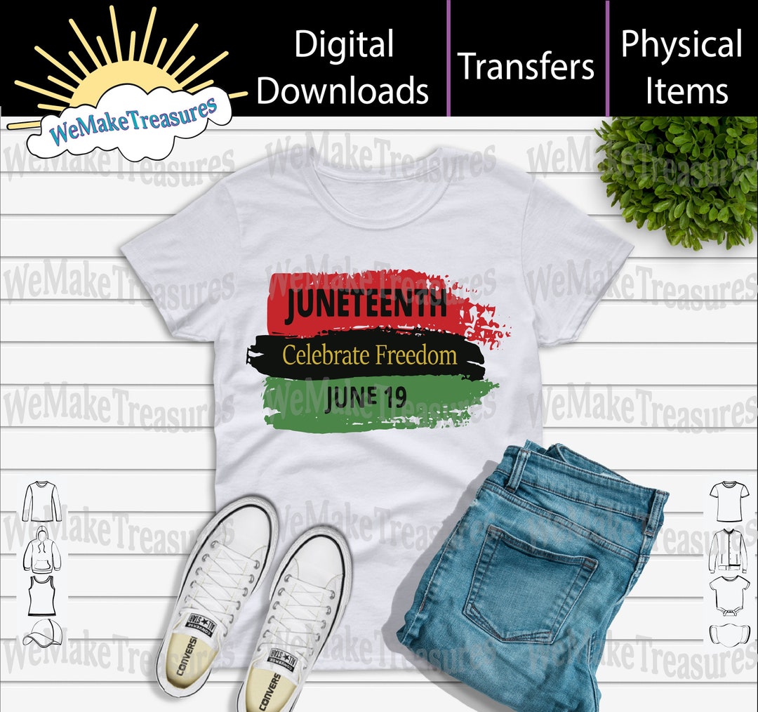 Juneteenth Colors - Svg/png/mockup Digital Download - Etsy