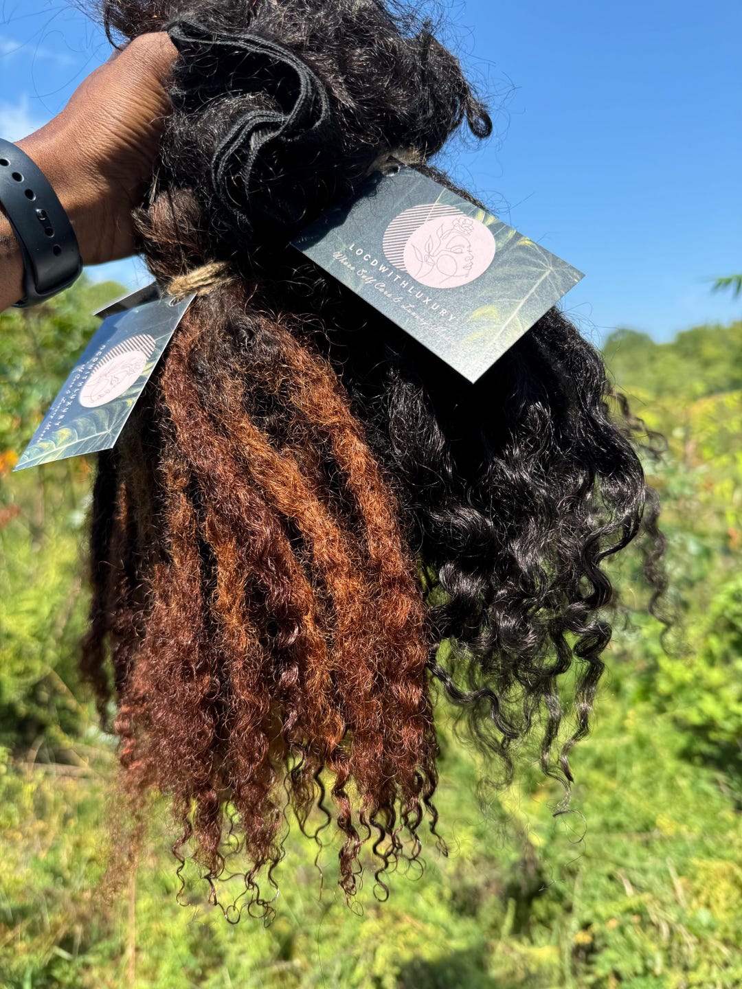 100% Human Hair Loc Extensions 50 Count per Bundle 0.6-1cm - Etsy
