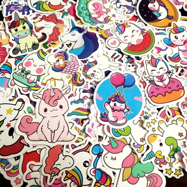 Unicorn Sticker - Etsy
