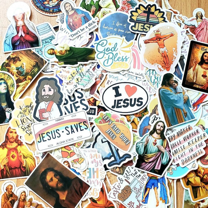 20 Pieces Jesus Christian Bible Verses Catholic Mary Theme - Etsy