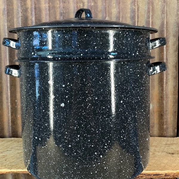 Enamelware Stock Pot - Etsy