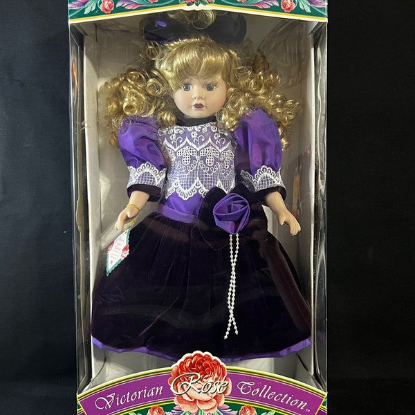 Victorian Rose Collection Porcelain Doll - Etsy