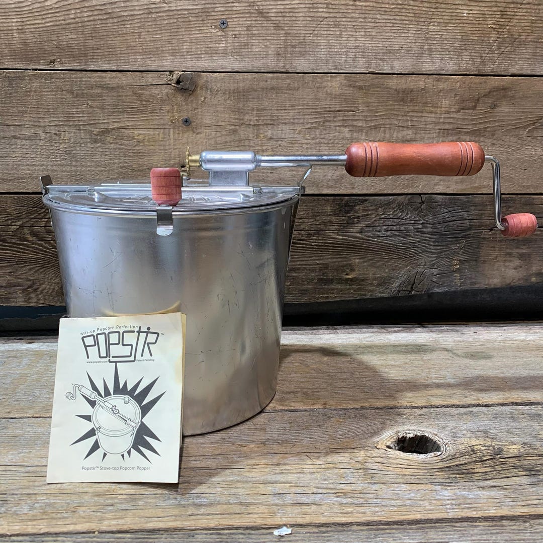 Popstir Stove-top Popcorn Popper, Aluminum - Etsy